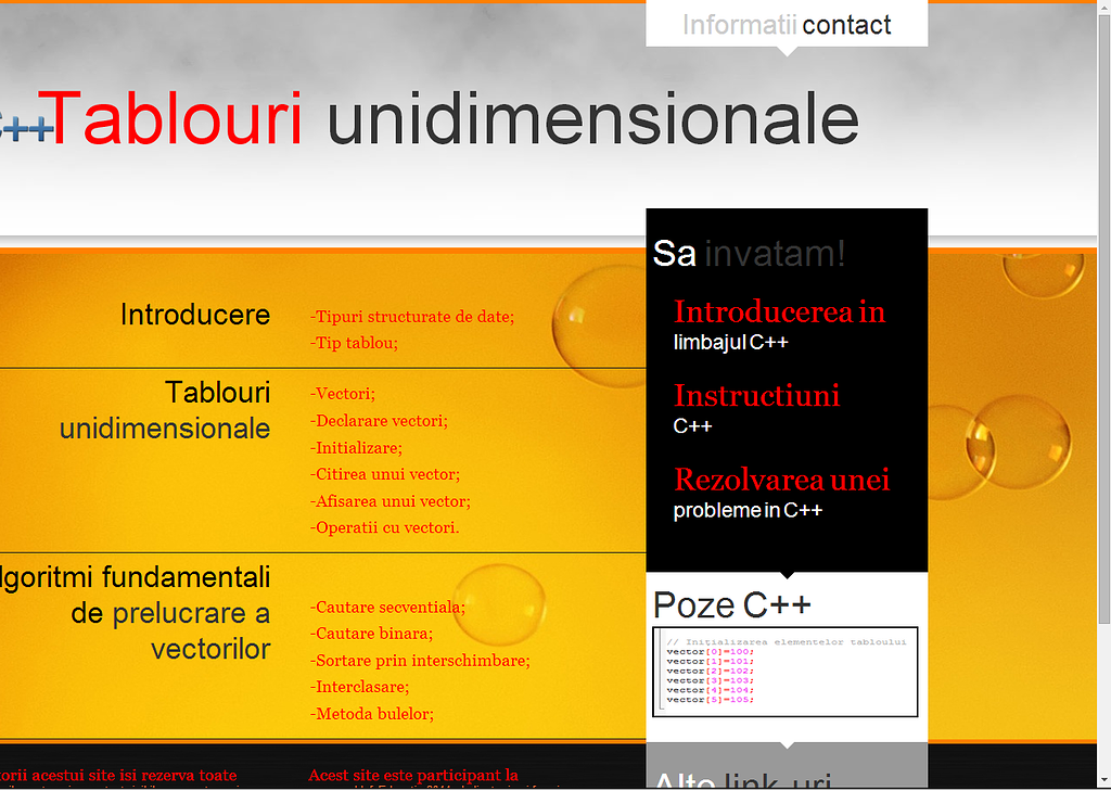 Tablouri unidimensionale C++ - Soft Educational - Dolj - 2014 Online ...